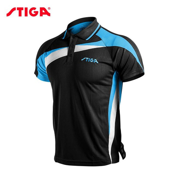 Genuine Stiga Table tennis clothes sportswear quick dry short sleeved ...